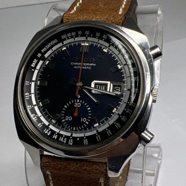 Vintage Seiko 6139-6020 Chronograph Pulsation Pulse Doctor's Watch Day & Date | WatchCharts ...