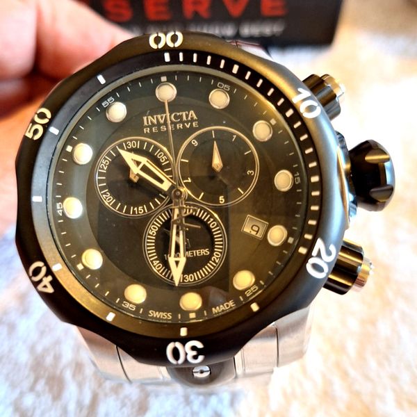 INVICTA RESERVE VENOM Model #5727 SWISS MADE Mens Chronograph Watch ...