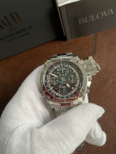 Bulova Precisionist 140th Anniversary Chronograph 96B241 Watch **UK ...
