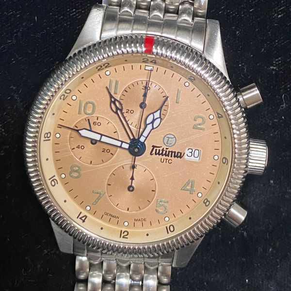 Tutima Grand Classic UTC 80th Anniversary Mechanical Chronograph - 781 ...
