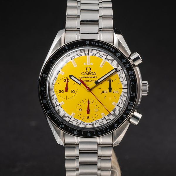 FS: Omega Speedmaster Reduced Yellow Dial with Service Papers | WatchCharts