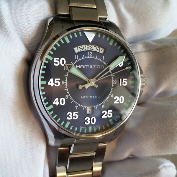 Hamilton Khaki Aviation Pilot H64615145 | WatchCharts Marketplace