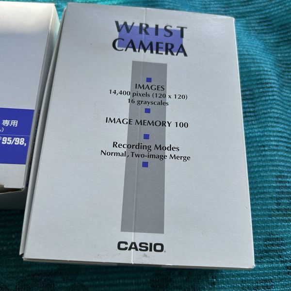 Vintage CASIO Wrist Camera WQV-1 Digital Watch & PC Link Kit Brand New ...
