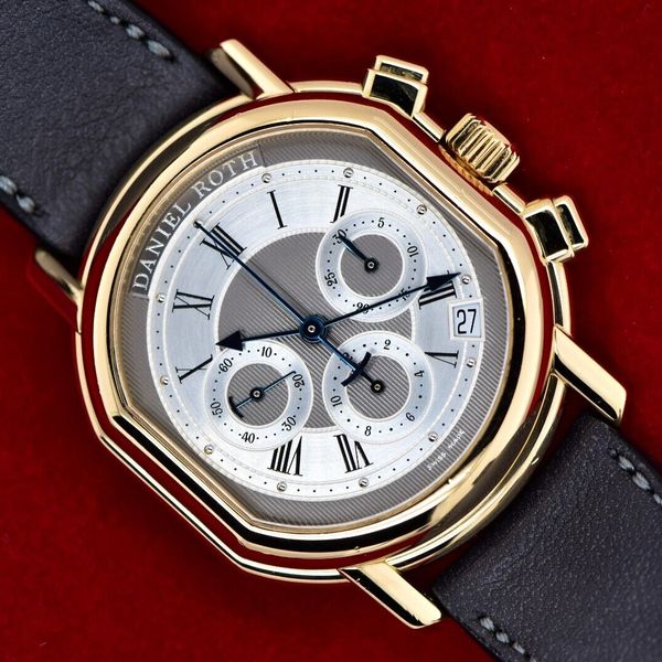 2004 Daniel Roth Chronograph Automatic 18k Yellow Gold S247 Box ...
