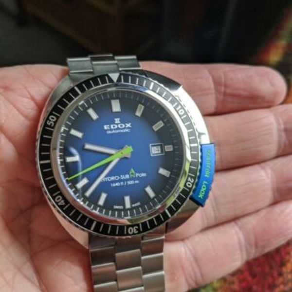 Edox Hydro Sub automatic divers watch 50th anniversary ltd edition ...