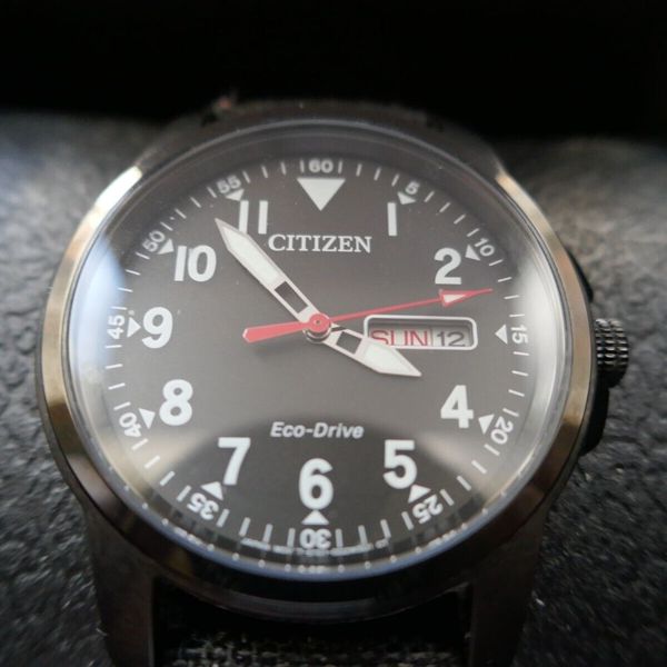 Citizen Men's Sport Casual Garrison 3-Hand Day/Date Eco-Drive Nylon ...