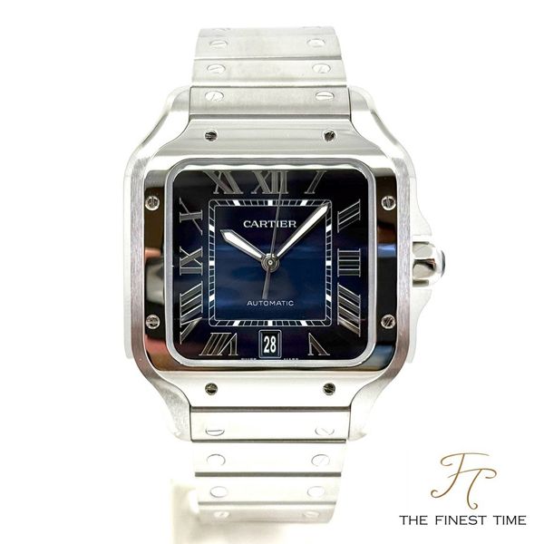 Cartier Santos de Cartier WSSA0071 Large Blue _ Feb 2025 | WatchCharts ...