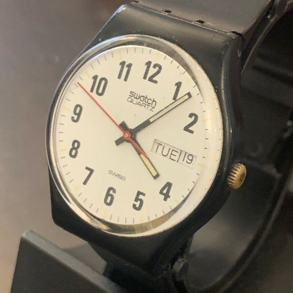 VINTAGE SWATCH WATCH 'CLASSIC' GB706D ~1986~WORKING | WatchCharts ...