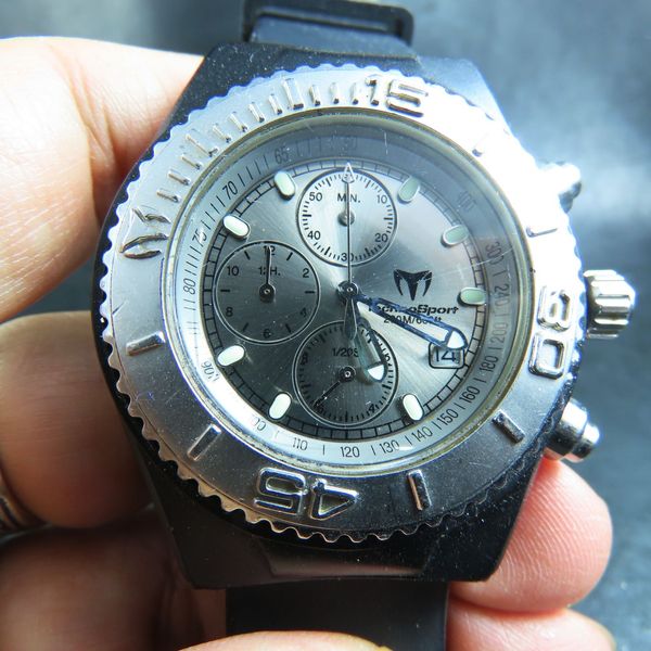 Technomarine TechnoSport Chronograph 200m/660ft Quartz Men Watch ...