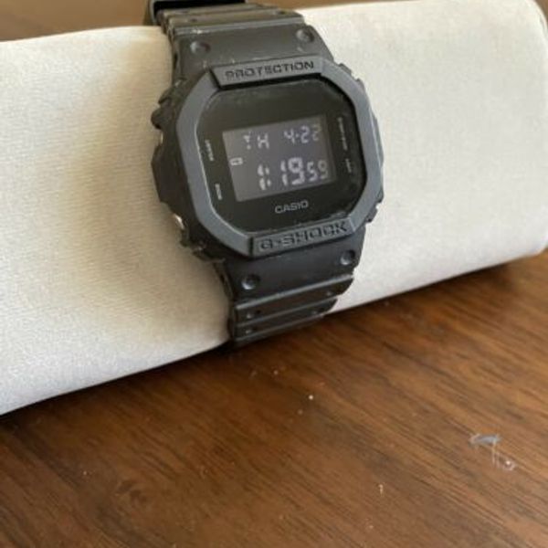 Casio G-Shock DW-5600BB-1 Black Resin Digital Men's Watch | WatchCharts ...