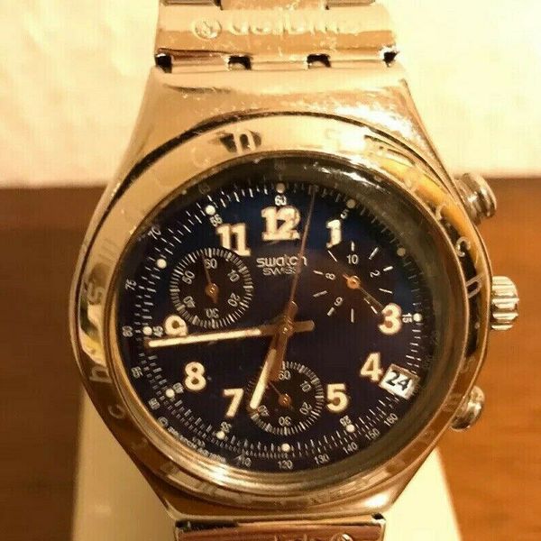 Swatch Irony Chronograph Secret Agent - YCS401G | WatchCharts