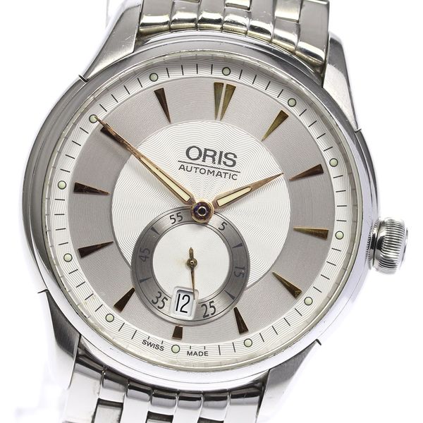 With warranty [ORIS] Oris Artelier Date Small Second 7582 Automatic Men ...