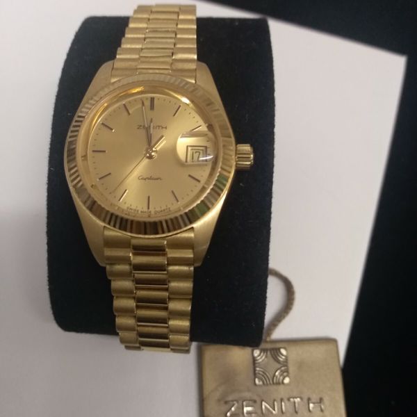 18kt Zenith Captain Gold Watch | WatchCharts Marketplace