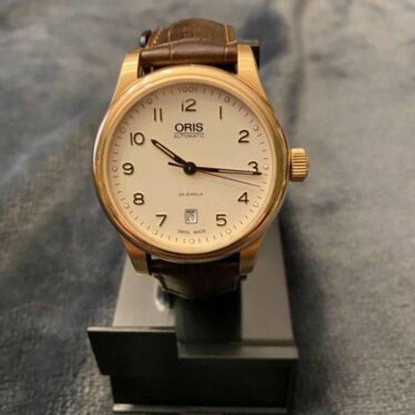 ORIS Classic Date 7594-48 Automatic Swiss Men’s Watch Excellent ...