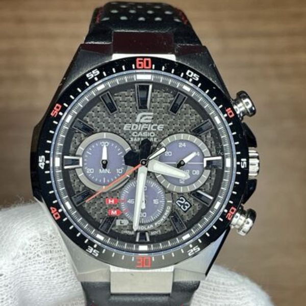 Casio Edifice Solar Chronograph Sapphire Crystal Watch | WatchCharts ...