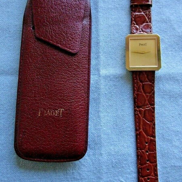 Piaget Wrist Watch Protocol 18K Yellow Gold, Manual Wind, model 9154, w ...