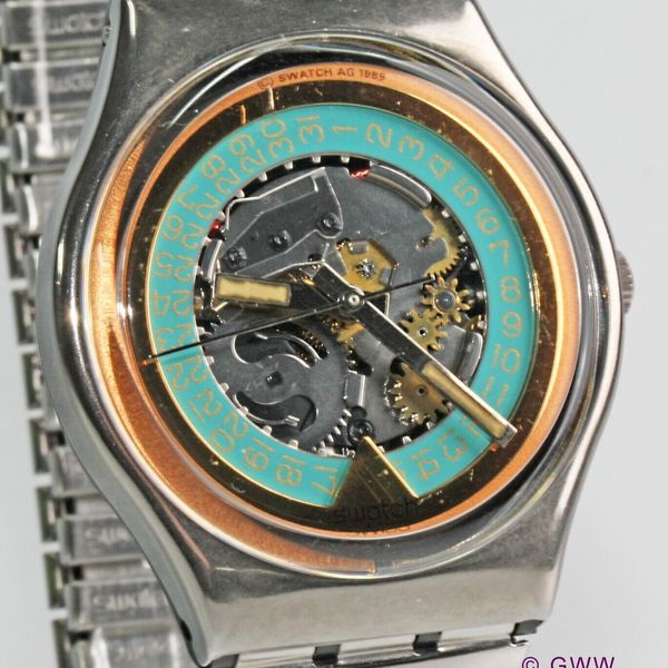 Swatch (2361) Open Movement Quartz Watch with Date Ref.9335P - 1989 ...