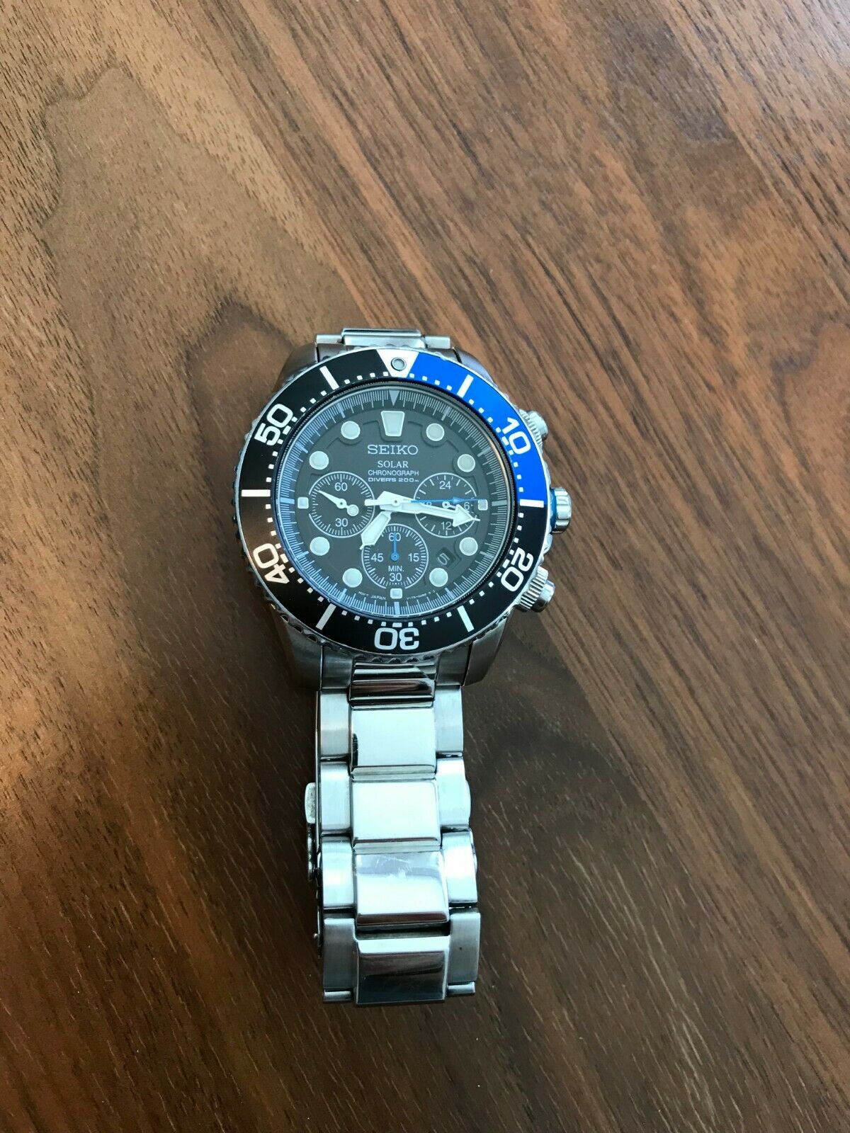 Seiko Prospex Solar Diver Watch SSC017 | WatchCharts Marketplace