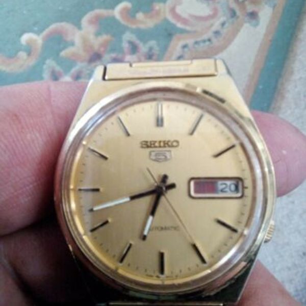 Rare gold plated Vintage Seiko 5 Men's Automatic Watch 7009-3140 ( Working) | WatchCharts ...