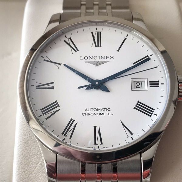 Longines Record Automatic COSC Certified Chronometer 38.5mm L28204116 ...
