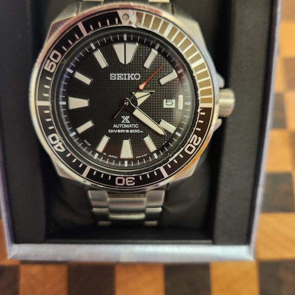 Seiko Prospex Men's Black Watch - SRPB51, Stainless Bracelt, Automatic ...