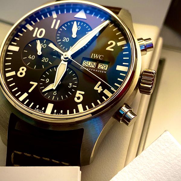 [WTS] IWC Pilot Chronograph Antoine De Saint Exupery IW377713 - FedEx ...