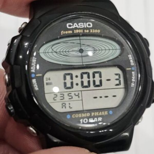 Vintage Casio CGW-50 Cosmo Phase Japan Watch 80s (Read Description ...