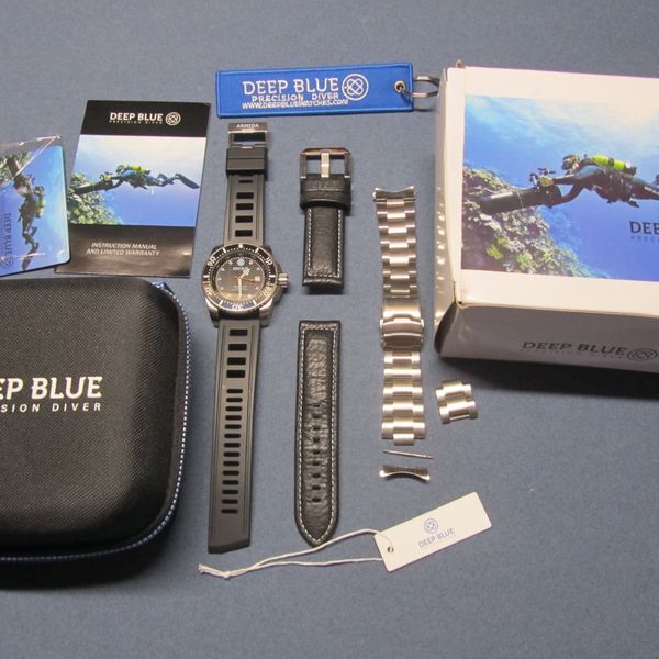 DEEP BLUE JUGGERNAUT III AUTOMATIC 500M DIVER, CERAMIC BEZEL, DATE ...