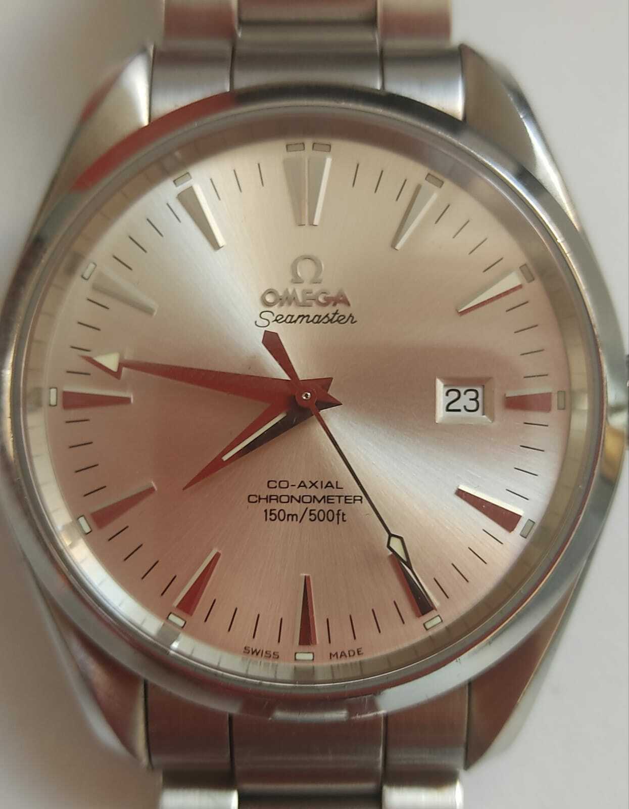 OMEGA Seamaster Aqua Terra Co-Axial 150m/ 500ft Self-Winding Men's ...