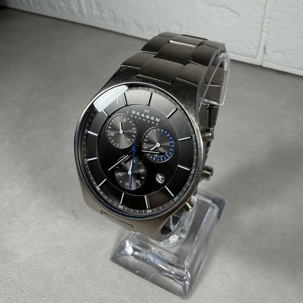 Skagen SKW6077 Full Titanium Chronograph Men's Watch | WatchCharts ...
