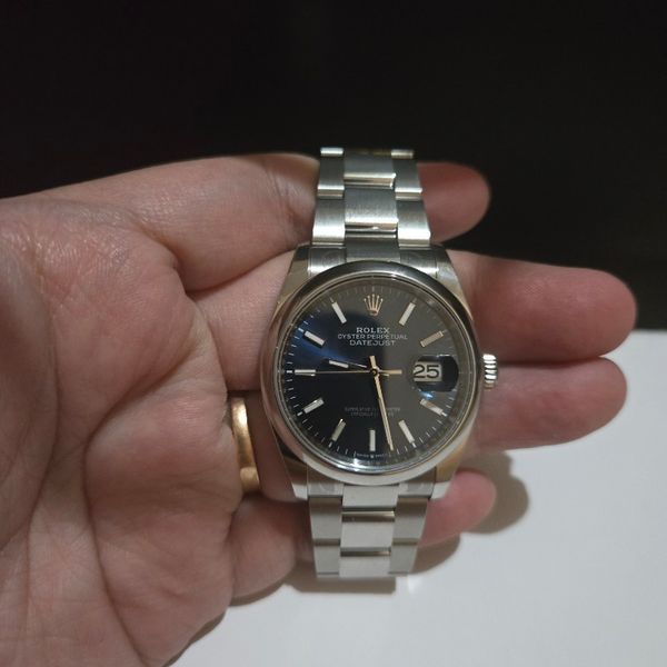 Rolex DateJust 36 Model 126200 Dial Bright Blue | WatchCharts Marketplace