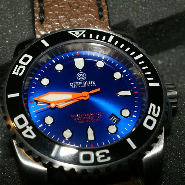 ***SOLD*FS ONLY: Deep Blue Master Mag with Blue Dial and Brand New ...