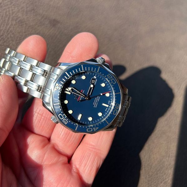 SOLD Omega Seamaster Pro 300M SMPc Blue Bond 2500 CoAxial Ceramic Bezel ...