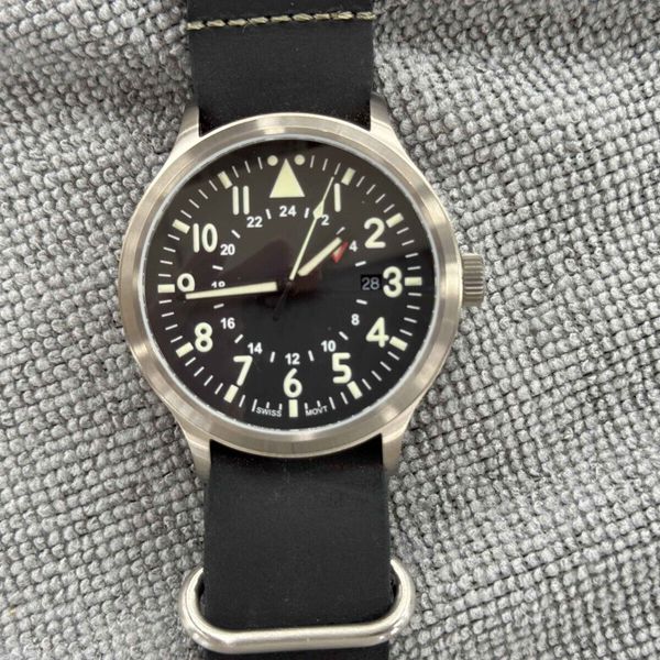 44mm Large Titanium GMT Watch by Maratac® + Date Window | WatchCharts ...