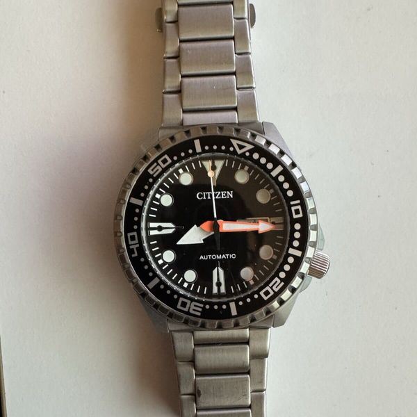 CITIZEN 8200 AUTOMATIC SPORTS DIVER STYLE WATCH - Black, Orange ...
