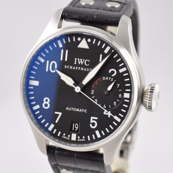 FS: IWC Big Pilot 7 Day Power Reserve IW500901 46mm Steel 5009 5009-01 ...
