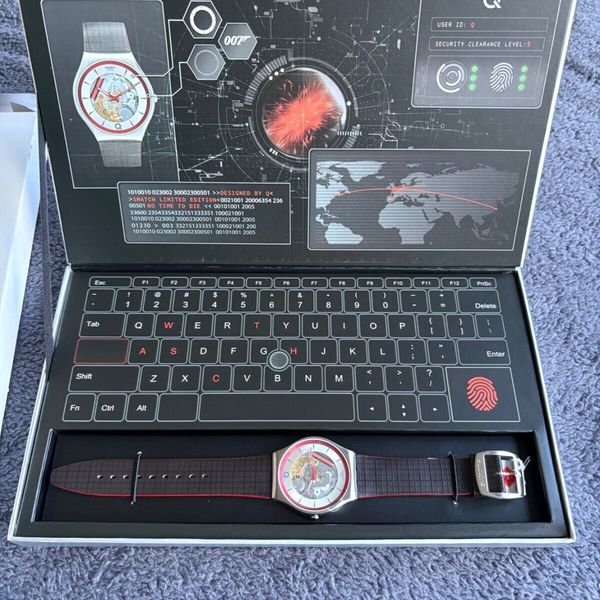 swatch x 007 no time to die Q watch | WatchCharts Marketplace