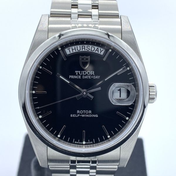 [Used] [As good as new] Tudor Prince Date Date Day 76200 Black Black [1 ...