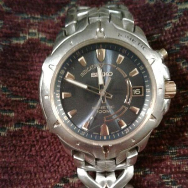 seiko kinetic 100m 5M52 0D10 A4 | WatchCharts Marketplace