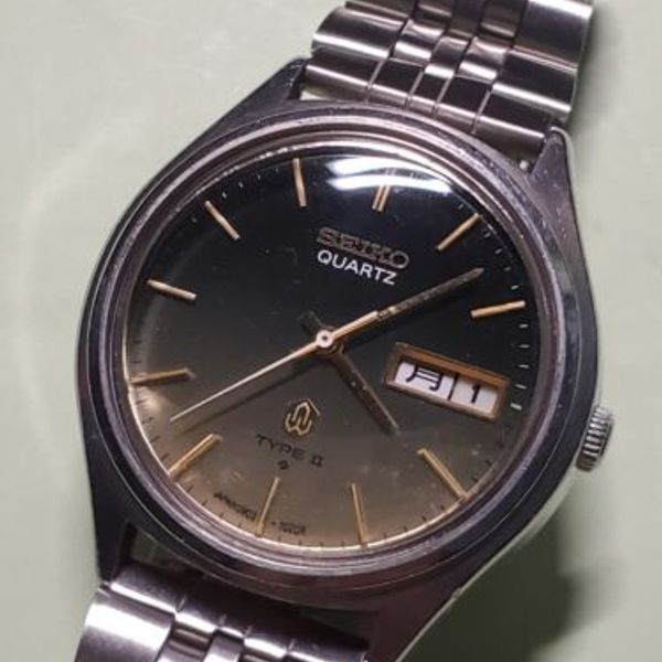 Vintage 1976's SEIKO Type ll Ref.0903-7030 Stainless Steel Day-Date ...