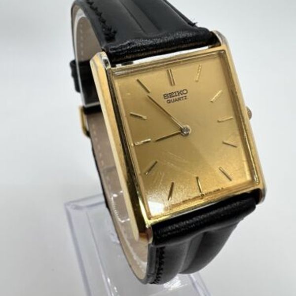 Menâ s Vintage Seiko Tank Rectangular Watch Oldmoney Preppy Classy ...