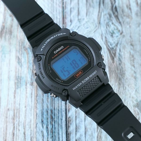 Casio Illuminator 50m W-219H Digital with Modded Display | WatchCharts ...