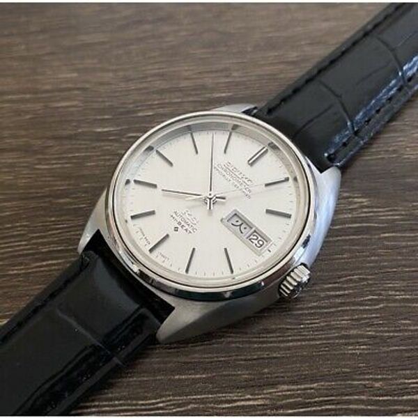 Seiko King Seiko 5626-7060 Vintage Overhaul Silver Round Mens Automatic Watch 61 | WatchCharts ...