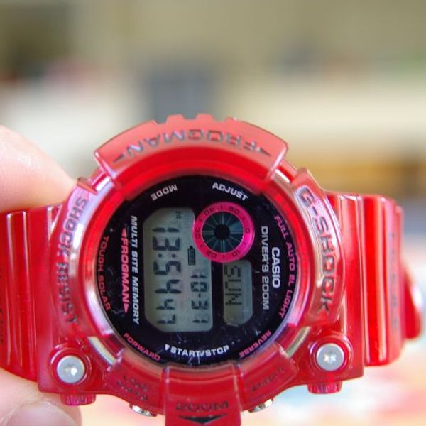 Casio Frogman Red Jelly (GW-203K-4JR) For Sale | WatchCharts Marketplace
