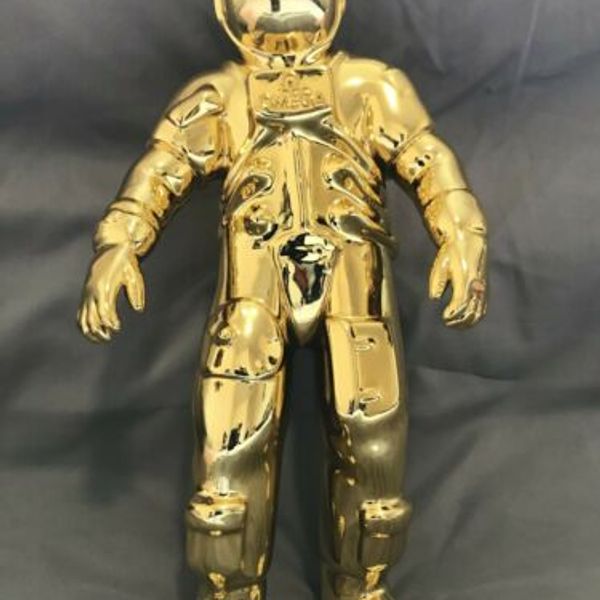 11 inches Omega golden astronaut statue figure moon watch speedmaster ...