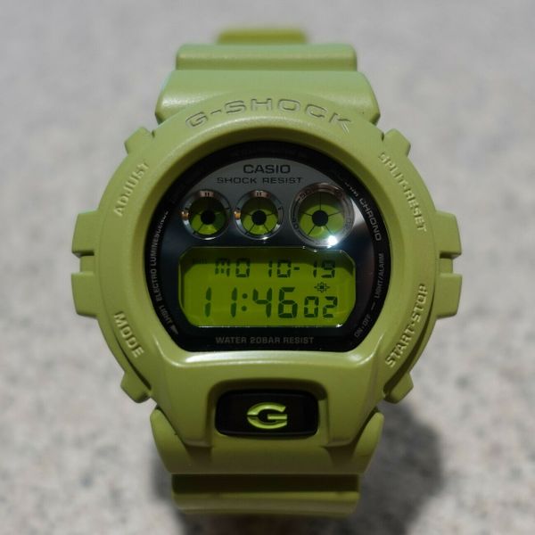 CaSiO GsHoCk DW6900 Custom Green G-shock DW-6900 | WatchCharts Marketplace