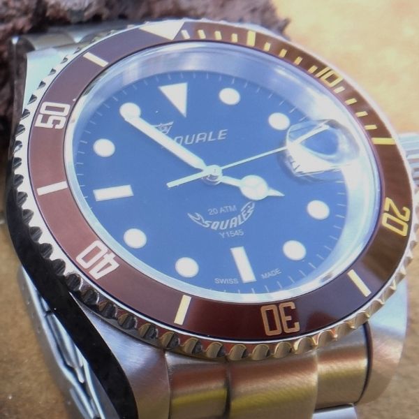 FS; Squale 20 Atmos Y1545 Root Beer | WatchCharts Marketplace