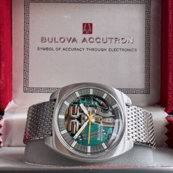 BULOVA ACCUTRON SPACEVIEW MODEL ,,T’’ MEN WRISTWATCH C:1970’s-SERVICED ...