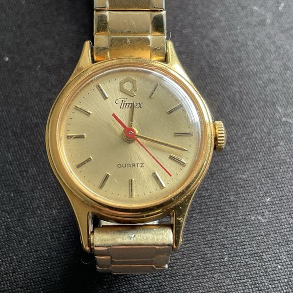 VINTAGE Q TIMEX QUARTZ LADIES BA CELL WATCH - WORKING | WatchCharts ...