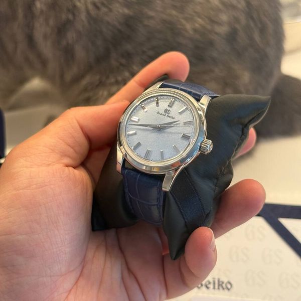 Grand Seiko Watch 36mm Blue Dial Full Set SBGW283 | WatchCharts Marketplace